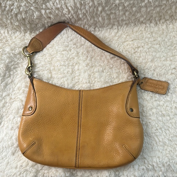 Coach | Bags | Coach Tan Leather Minishoulder Bag | Poshmark